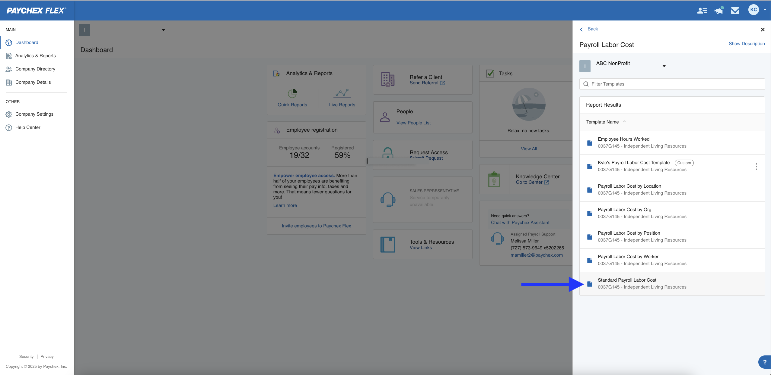 Paychex | CostAllocation Pro Knowledge Base